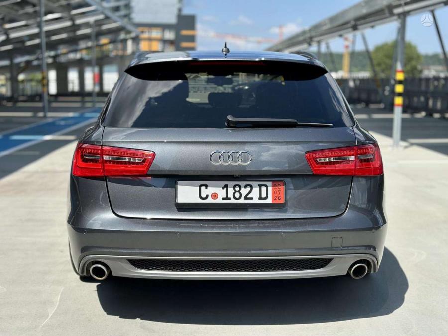Grey Audi A6 2014 in Vilnius, with an engine capacity of 2.97 L and mileage of 255 thousand km for 10500 €, photo 9 on AUTOMOTO.COM.LV