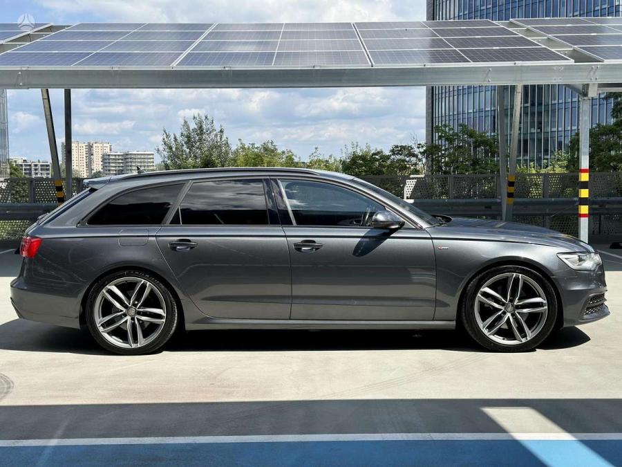Grey Audi A6 2014 in Vilnius, with an engine capacity of 2.97 L and mileage of 255 thousand km for 10500 €, photo 13 on AUTOMOTO.COM.LV