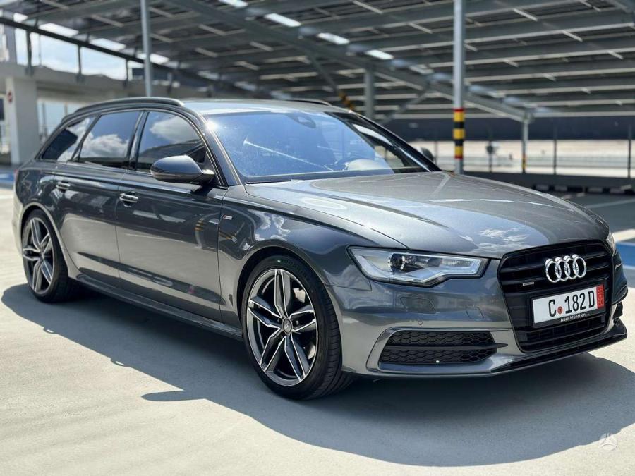 Grey Audi A6 2014 in Vilnius, with an engine capacity of 2.97 L and mileage of 255 thousand km for 10500 €, photo 14 on AUTOMOTO.COM.LV