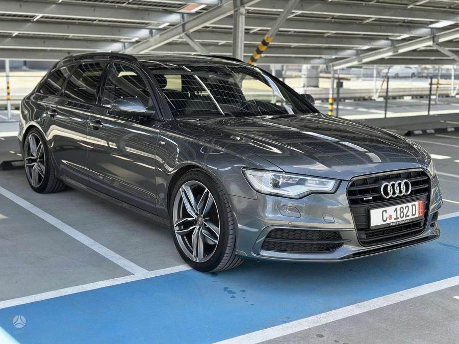 Grey Audi A6 2014 in Vilnius, with an engine capacity of 2.97 L and mileage of 255 thousand km for 10500 €, photo 15 on AUTOMOTO.COM.LV