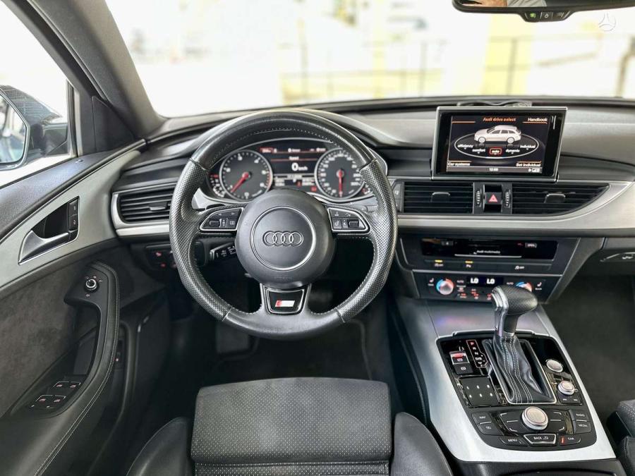 Grey Audi A6 2014 in Vilnius, with an engine capacity of 2.97 L and mileage of 255 thousand km for 10500 €, photo 19 on AUTOMOTO.COM.LV