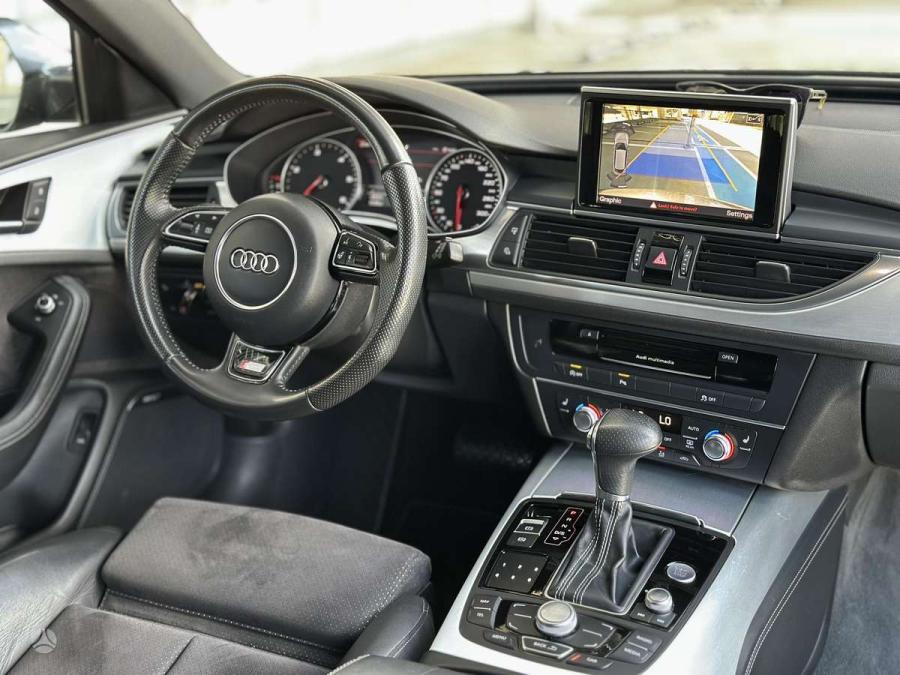 Grey Audi A6 2014 in Vilnius, with an engine capacity of 2.97 L and mileage of 255 thousand km for 10500 €, photo 20 on AUTOMOTO.COM.LV