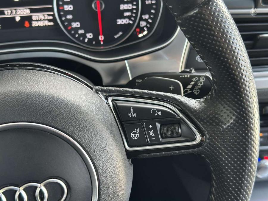 Grey Audi A6 2014 in Vilnius, with an engine capacity of 2.97 L and mileage of 255 thousand km for 10500 €, photo 22 on AUTOMOTO.COM.LV