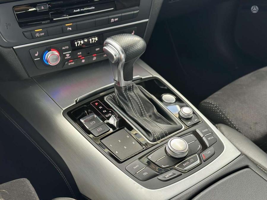 Grey Audi A6 2014 in Vilnius, with an engine capacity of 2.97 L and mileage of 255 thousand km for 10500 €, photo 23 on AUTOMOTO.COM.LV