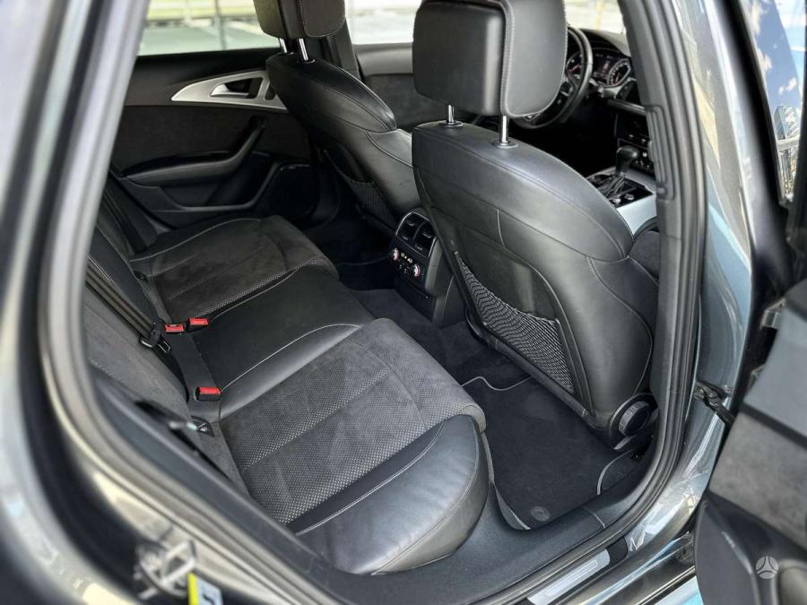 Grey Audi A6 2014 in Vilnius, with an engine capacity of 2.97 L and mileage of 255 thousand km for 10500 €, photo 31 on AUTOMOTO.COM.LV