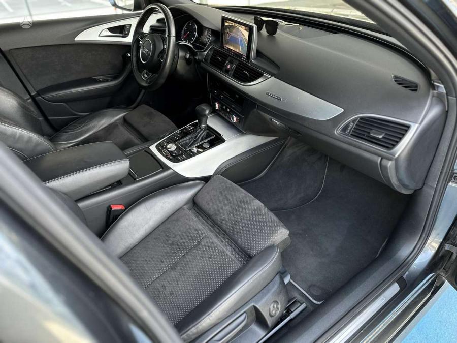 Grey Audi A6 2014 in Vilnius, with an engine capacity of 2.97 L and mileage of 255 thousand km for 10500 €, photo 33 on AUTOMOTO.COM.LV