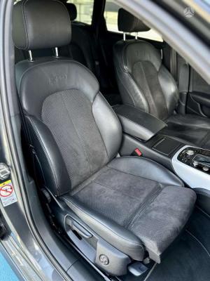 Grey Audi A6 2014 in Vilnius, with an engine capacity of 2.97 L and mileage of 255 thousand km for 10500 €, photo 34 on AUTOMOTO.COM.LV