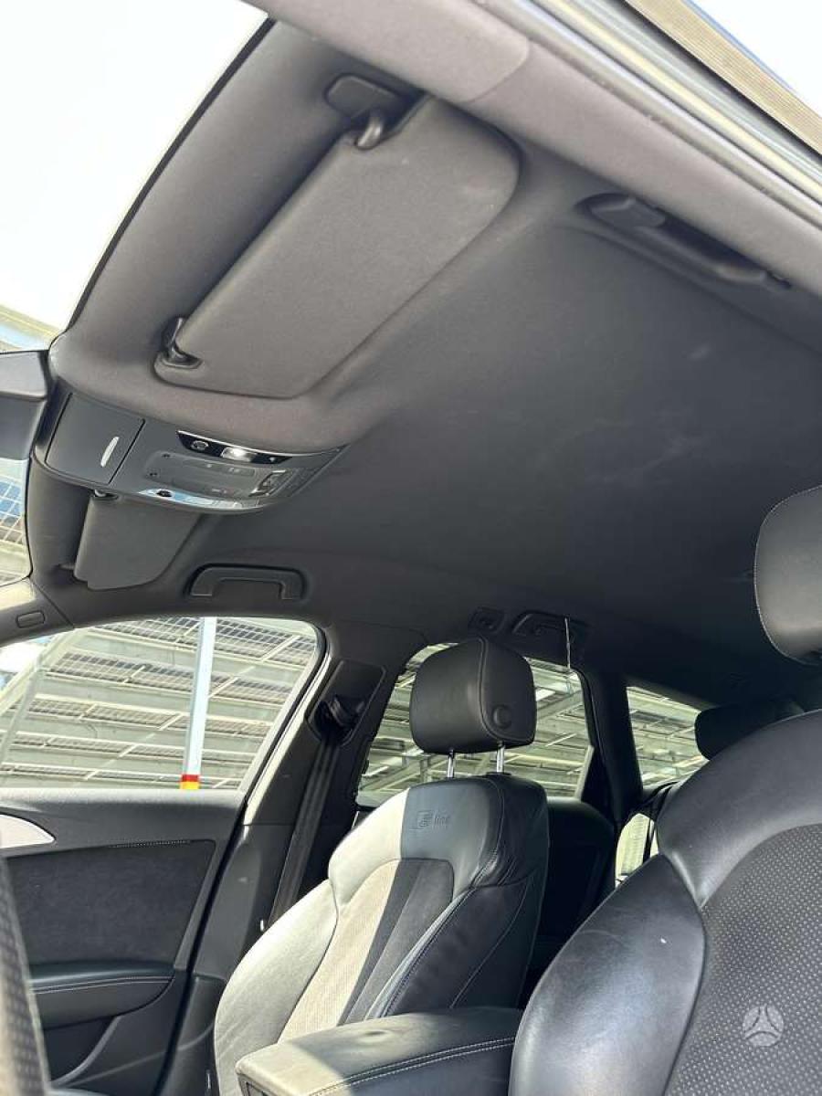Grey Audi A6 2014 in Vilnius, with an engine capacity of 2.97 L and mileage of 255 thousand km for 10500 €, photo 41 on AUTOMOTO.COM.LV