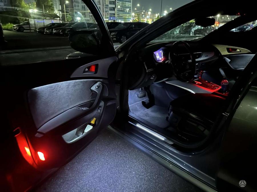 Grey Audi A6 2014 in Vilnius, with an engine capacity of 2.97 L and mileage of 255 thousand km for 10500 €, photo 52 on AUTOMOTO.COM.LV