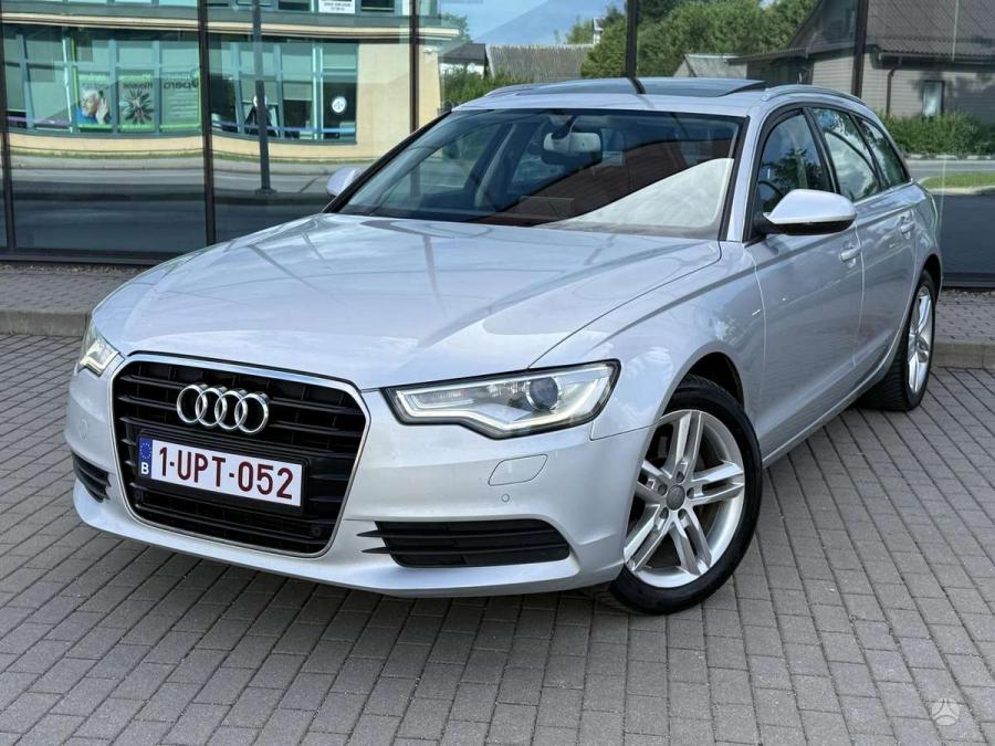 Grey Audi A6 2014 in Utena, with an engine capacity of 1.97 L and mileage of 268 thousand km for 8188 €, photo 4 on AUTOMOTO.COM.LV