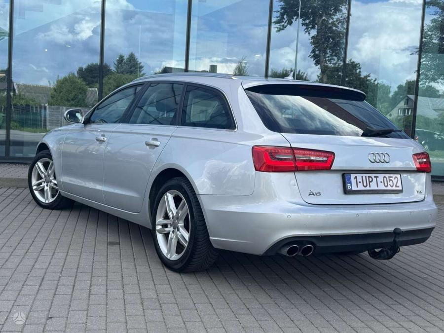Grey Audi A6 2014 in Utena, with an engine capacity of 1.97 L and mileage of 268 thousand km for 8188 €, photo 8 on AUTOMOTO.COM.LV