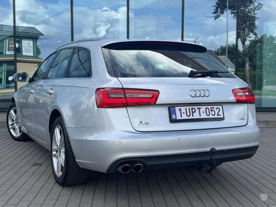 Grey Audi A6 2014 in Utena, with an engine capacity of 1.97 L and mileage of 268 thousand km for 8188 €, photo 9 on AUTOMOTO.COM.LV