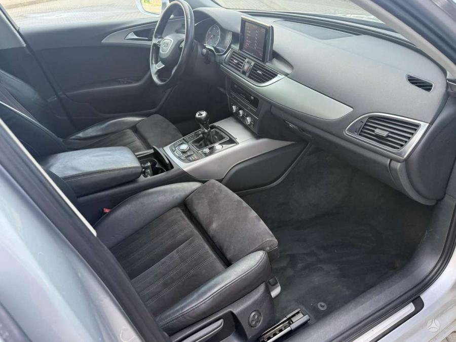 Grey Audi A6 2014 in Utena, with an engine capacity of 1.97 L and mileage of 268 thousand km for 8188 €, photo 14 on AUTOMOTO.COM.LV
