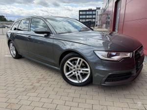 Pelēks Audi A6 2014 Kauņa, ar dzinēja tilpumu 1.97 L un nobraukumu 260 tūkst. km par 11400 €, foto  vietnē AUTOMOTO.COM.LV
