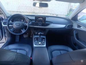Grey Audi A6 2014 in Rokiskis, with an engine capacity of 2.97 L and mileage of 321 thousand km for 6300 €, photo 12 on AUTOMOTO.COM.LV