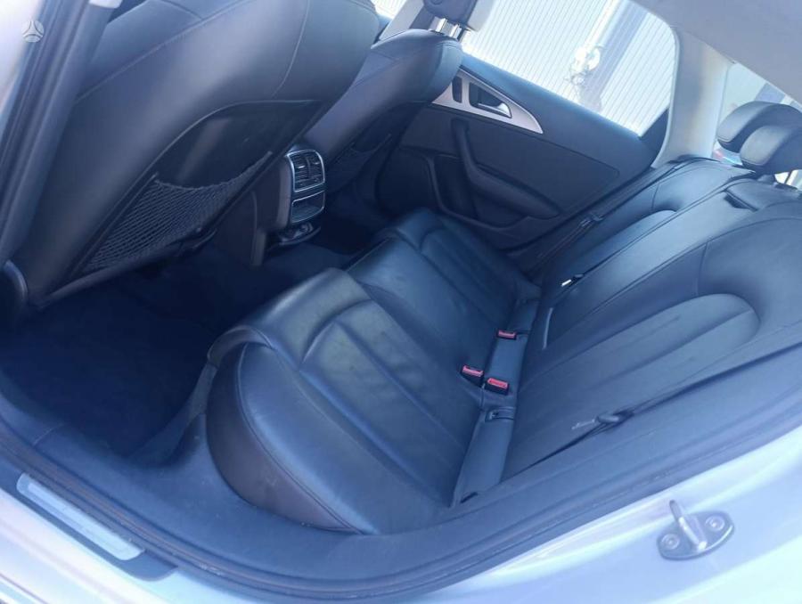Grey Audi A6 2014 in Rokiskis, with an engine capacity of 2.97 L and mileage of 321 thousand km for 6300 €, photo 15 on AUTOMOTO.COM.LV