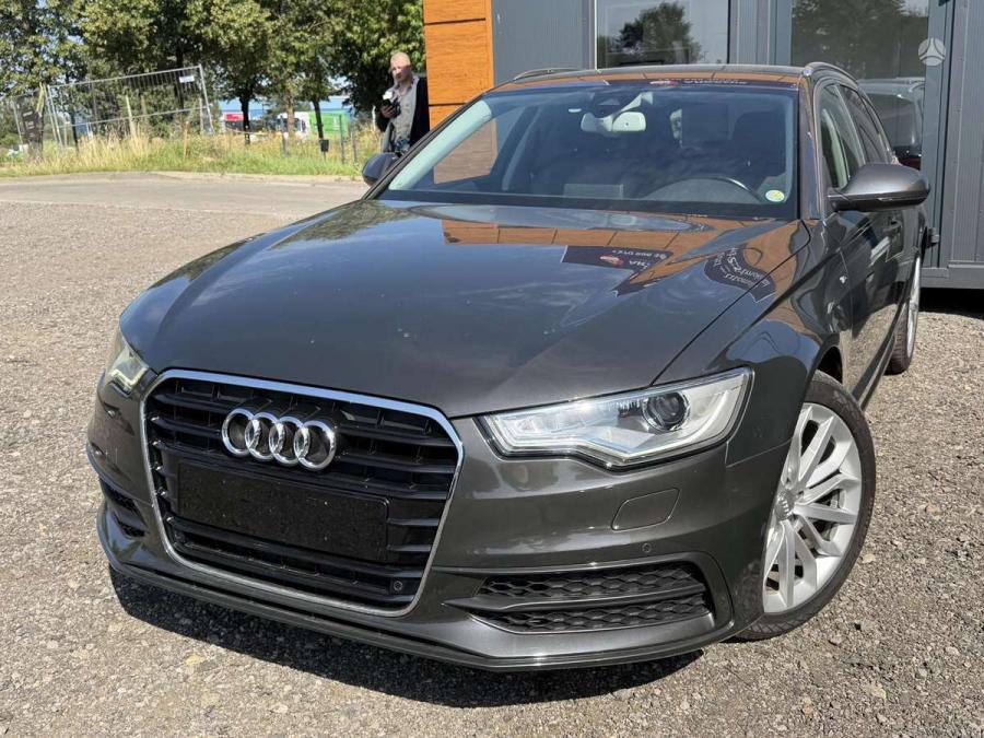 Pelēks Audi A6 2014 Kauņa, ar dzinēja tilpumu 3.00 L un nobraukumu 300 tūkst. km par 8950 €, foto 1 vietnē AUTOMOTO.COM.LV