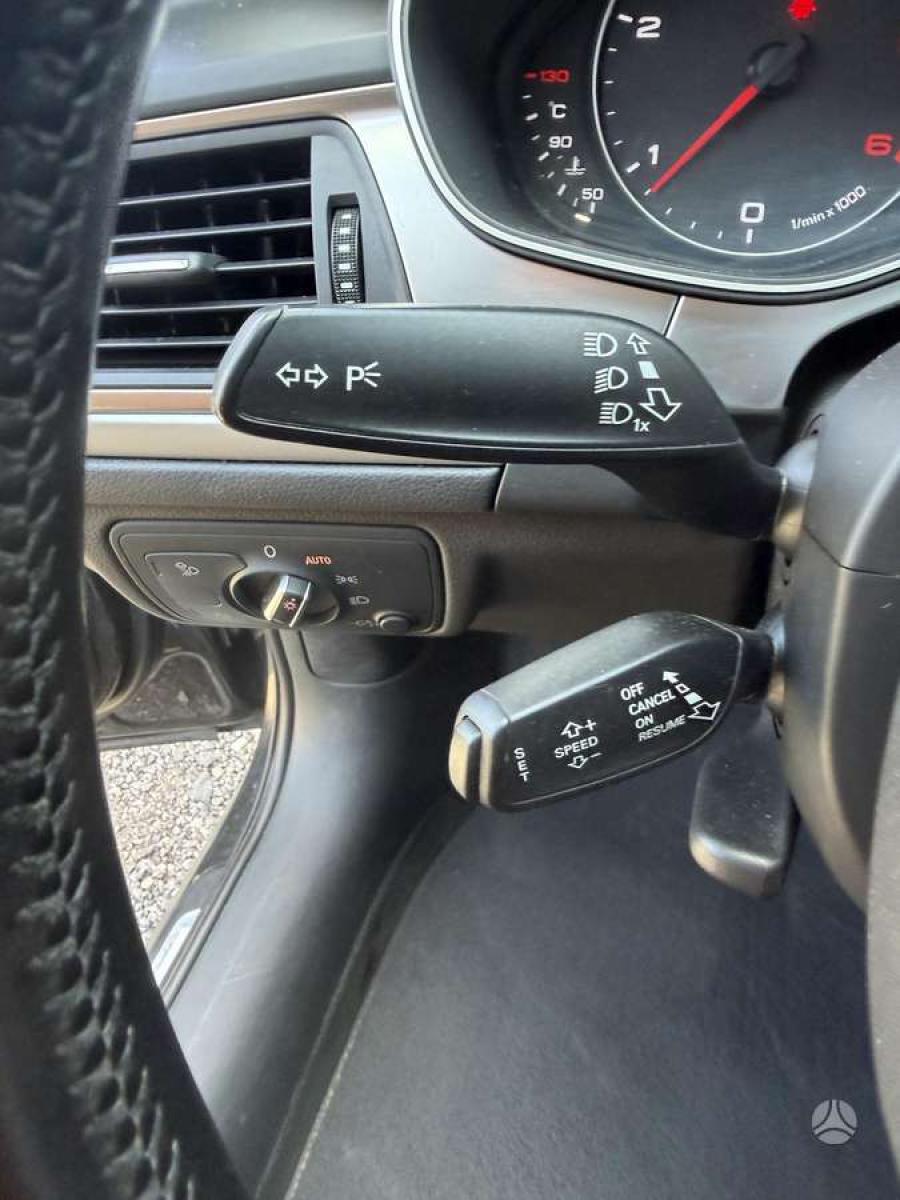 Pelēks Audi A6 2014 Kauņa, ar dzinēja tilpumu 3.00 L un nobraukumu 300 tūkst. km par 8950 €, foto 21 vietnē AUTOMOTO.COM.LV