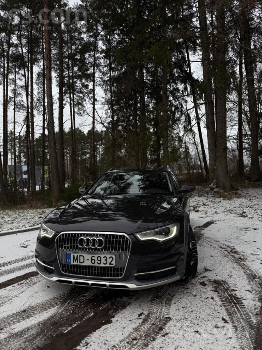 Grey Audi A6 2014 in Riga, with an engine capacity of 3.00 L and mileage of 334 thousand km for 12700 €, photo 1 on AUTOMOTO.COM.LV