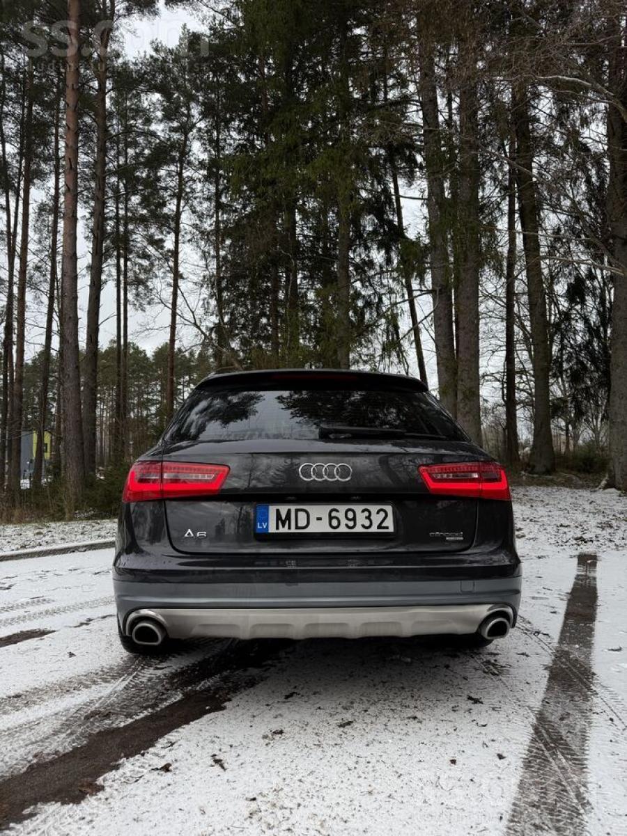 Grey Audi A6 2014 in Riga, with an engine capacity of 3.00 L and mileage of 334 thousand km for 12700 €, photo 3 on AUTOMOTO.COM.LV