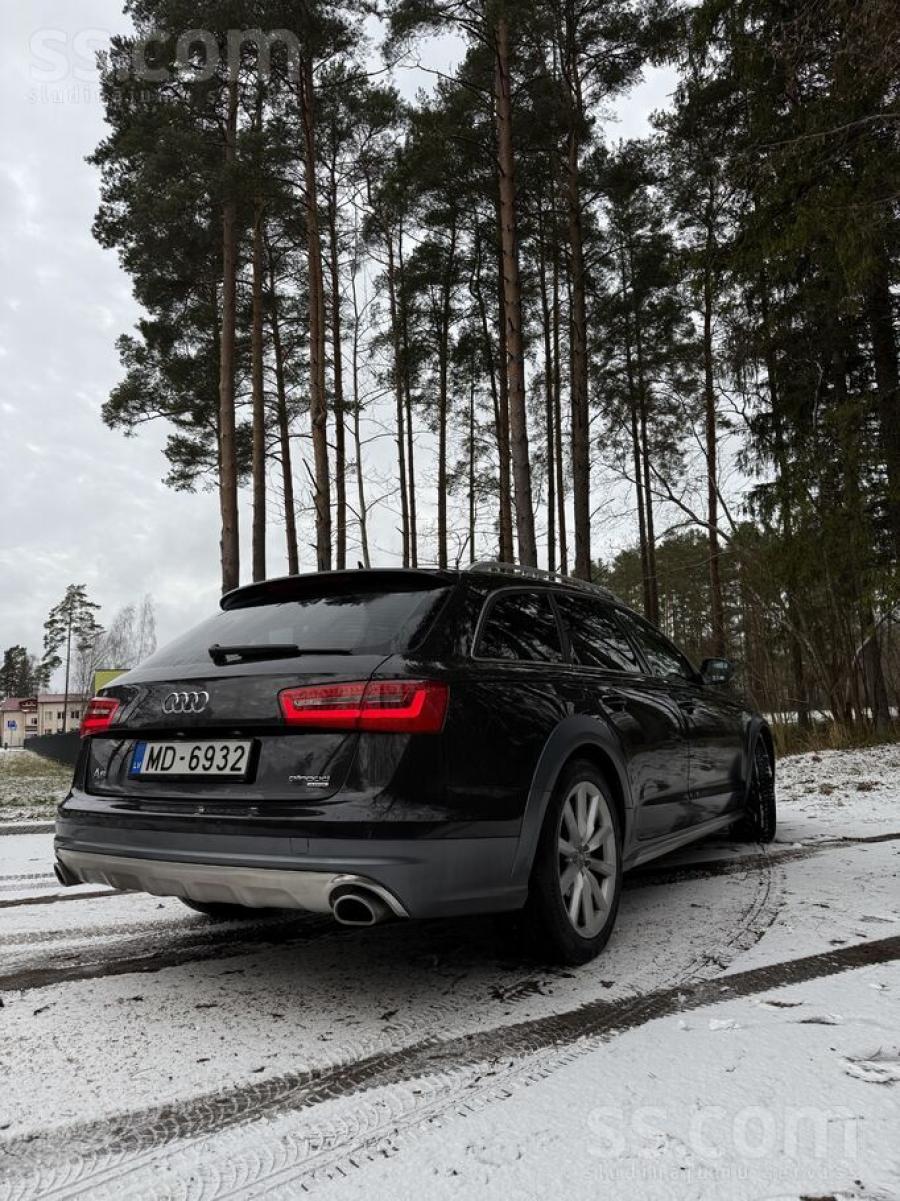 Grey Audi A6 2014 in Riga, with an engine capacity of 3.00 L and mileage of 334 thousand km for 12700 €, photo 4 on AUTOMOTO.COM.LV
