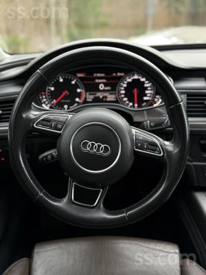 Grey Audi A6 2014 in Riga, with an engine capacity of 3.00 L and mileage of 334 thousand km for 12700 €, photo 8 on AUTOMOTO.COM.LV