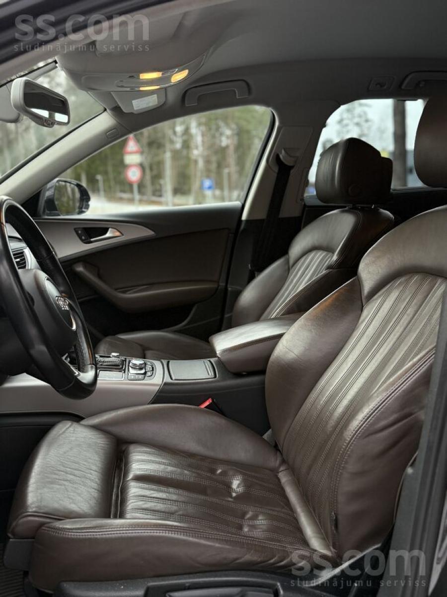 Grey Audi A6 2014 in Riga, with an engine capacity of 3.00 L and mileage of 334 thousand km for 12700 €, photo 10 on AUTOMOTO.COM.LV