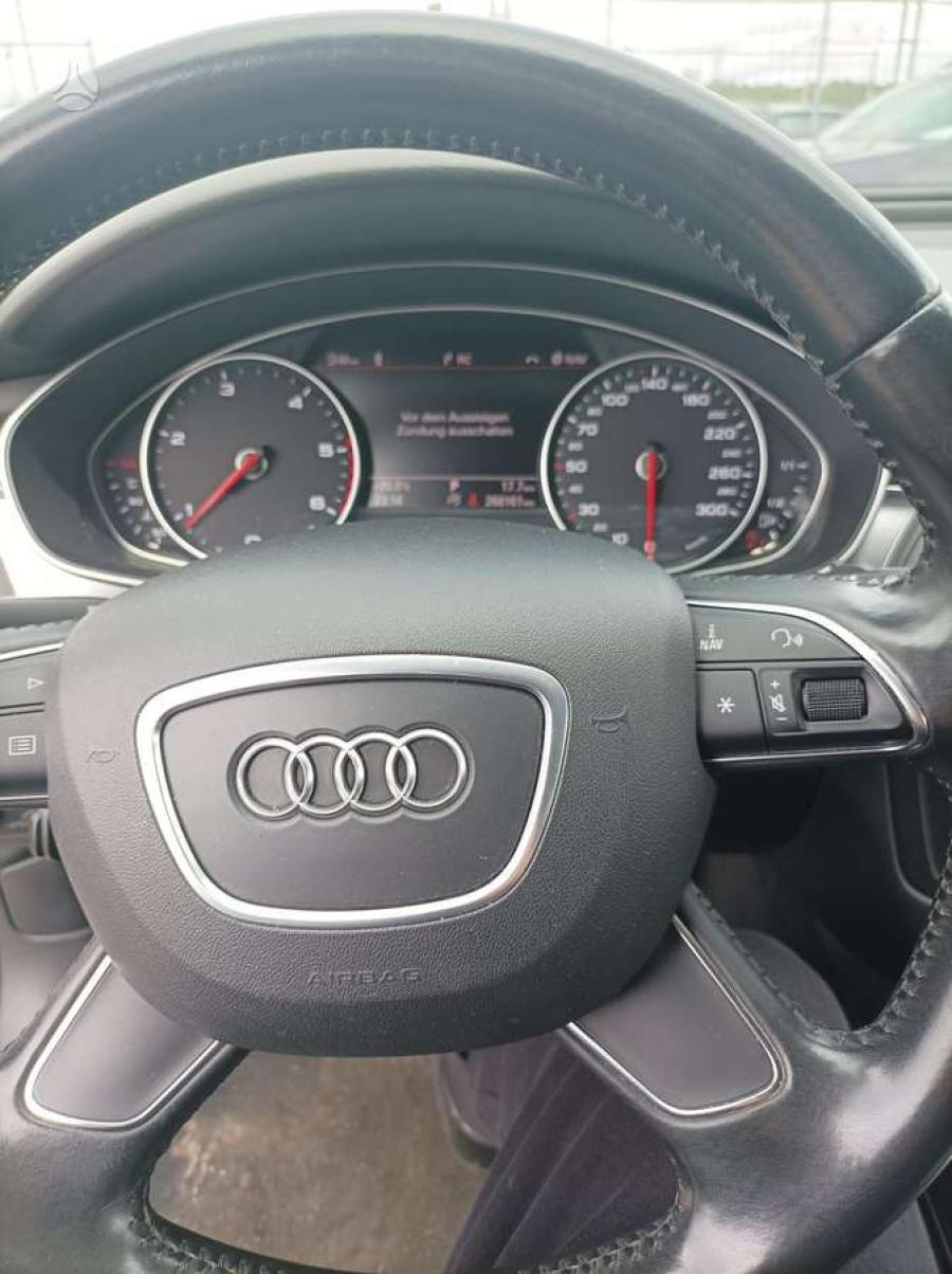 Grey Audi A6 2014 in Kaunas, with an engine capacity of 2.00 L and mileage of 270 thousand km for 8550 €, photo 10 on AUTOMOTO.COM.LV