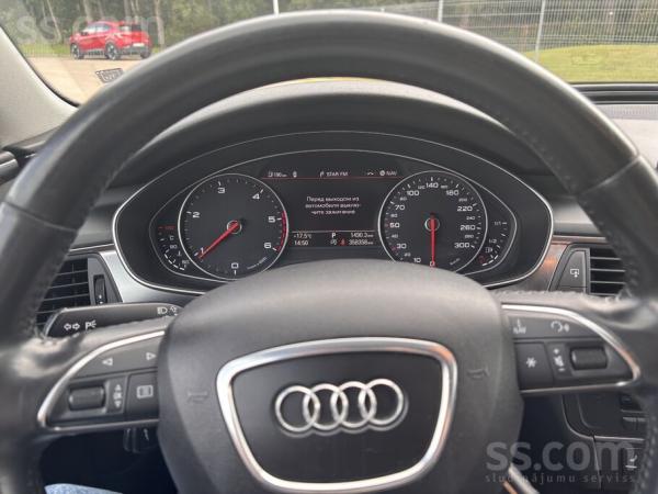 Grey Audi A6 2014 in Riga, with an engine capacity of 2.00 L and mileage of 358 thousand km for 6850 €, photo 10 on AUTOMOTO.COM.LV
