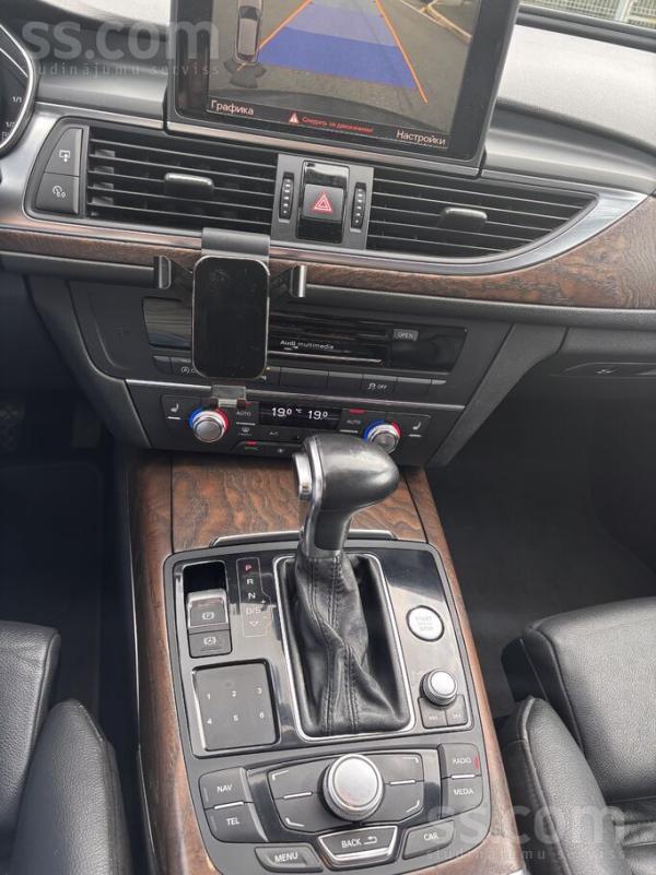 Grey Audi A6 2014 in Riga, with an engine capacity of 2.00 L and mileage of 358 thousand km for 6850 €, photo 11 on AUTOMOTO.COM.LV