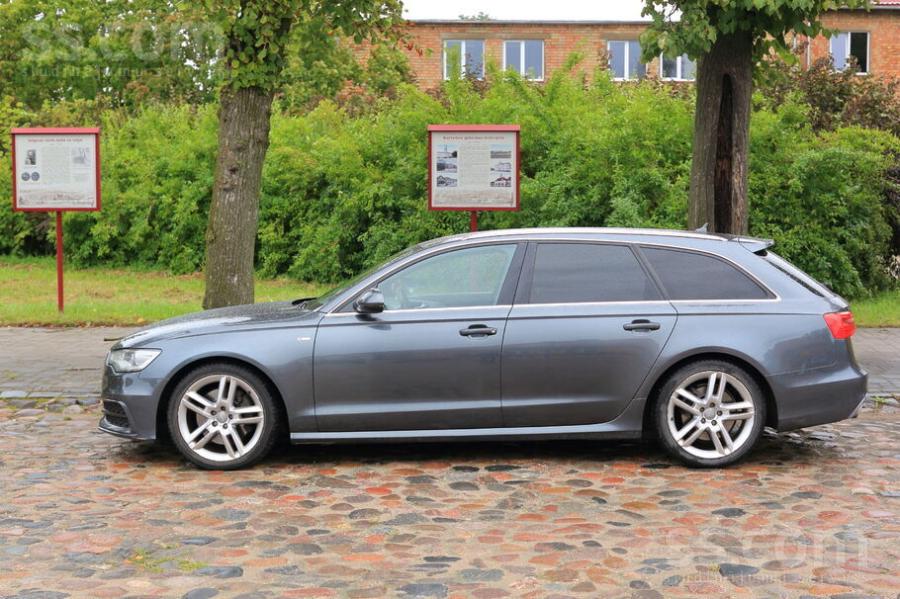 Grey Audi A6 2014 in Jelgava, with an engine capacity of 3.00 L and mileage of 209 thousand km for 12000 €, photo 4 on AUTOMOTO.COM.LV