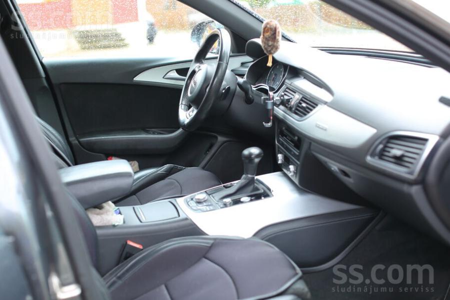 Grey Audi A6 2014 in Jelgava, with an engine capacity of 3.00 L and mileage of 209 thousand km for 12000 €, photo 6 on AUTOMOTO.COM.LV