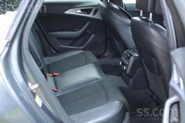 Grey Audi A6 2014 in Jelgava, with an engine capacity of 3.00 L and mileage of 209 thousand km for 12000 €, photo 6 on AUTOMOTO.COM.LV