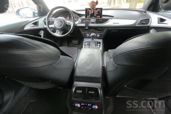 Grey Audi A6 2014 in Jelgava, with an engine capacity of 3.00 L and mileage of 209 thousand km for 12000 €, photo 8 on AUTOMOTO.COM.LV