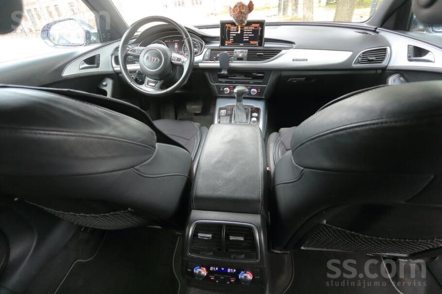 Grey Audi A6 2014 in Jelgava, with an engine capacity of 3.00 L and mileage of 209 thousand km for 12000 €, photo 9 on AUTOMOTO.COM.LV