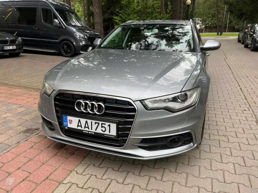 Pelēks Audi A6 2014 Viļņa, ar dzinēja tilpumu 1.97 L un nobraukumu 204 tūkst. km par 8500 €, foto 3 vietnē AUTOMOTO.COM.LV