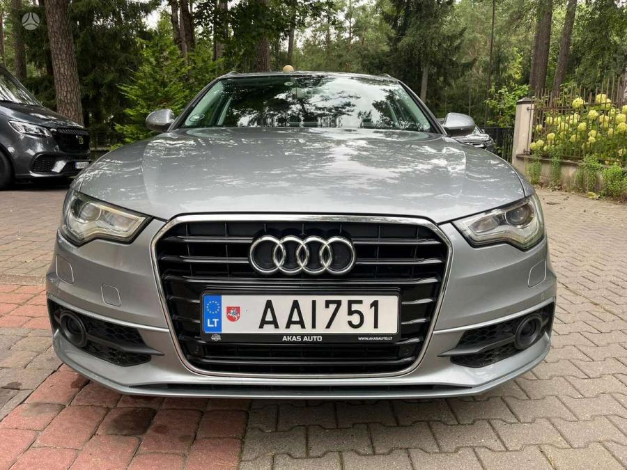 Pelēks Audi A6 2014 Viļņa, ar dzinēja tilpumu 1.97 L un nobraukumu 204 tūkst. km par 8500 €, foto 4 vietnē AUTOMOTO.COM.LV