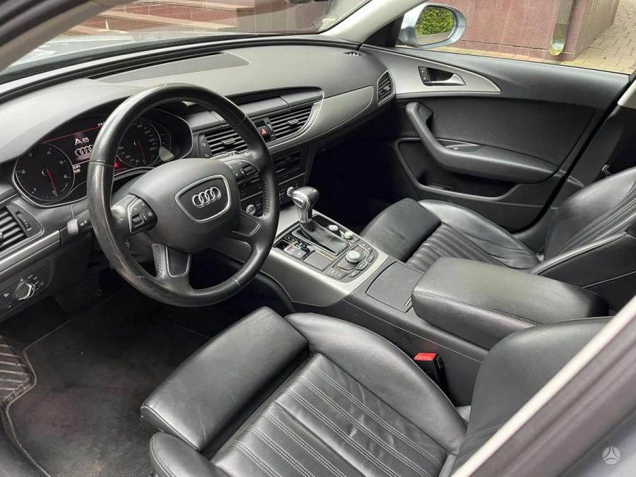 Pelēks Audi A6 2014 Viļņa, ar dzinēja tilpumu 1.97 L un nobraukumu 204 tūkst. km par 8500 €, foto 23 vietnē AUTOMOTO.COM.LV
