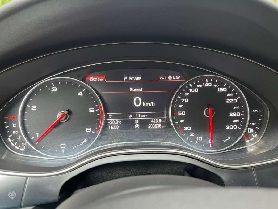 Pelēks Audi A6 2014 Viļņa, ar dzinēja tilpumu 1.97 L un nobraukumu 204 tūkst. km par 8500 €, foto 25 vietnē AUTOMOTO.COM.LV