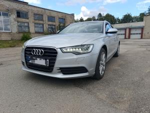Pelēks Audi A6 2014 Viļņa, ar dzinēja tilpumu 3.00 L un nobraukumu 321 tūkst. km par 7850 €, foto  vietnē AUTOMOTO.COM.LV