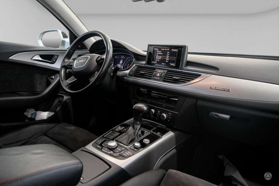 Grey Audi A6 2014 in Kaunas, with an engine capacity of 3.00 L and mileage of 298 thousand km for 9290 €, photo 8 on AUTOMOTO.COM.LV