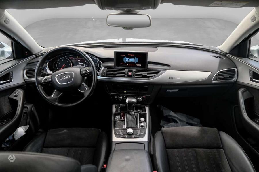 Grey Audi A6 2014 in Kaunas, with an engine capacity of 3.00 L and mileage of 298 thousand km for 9290 €, photo 10 on AUTOMOTO.COM.LV
