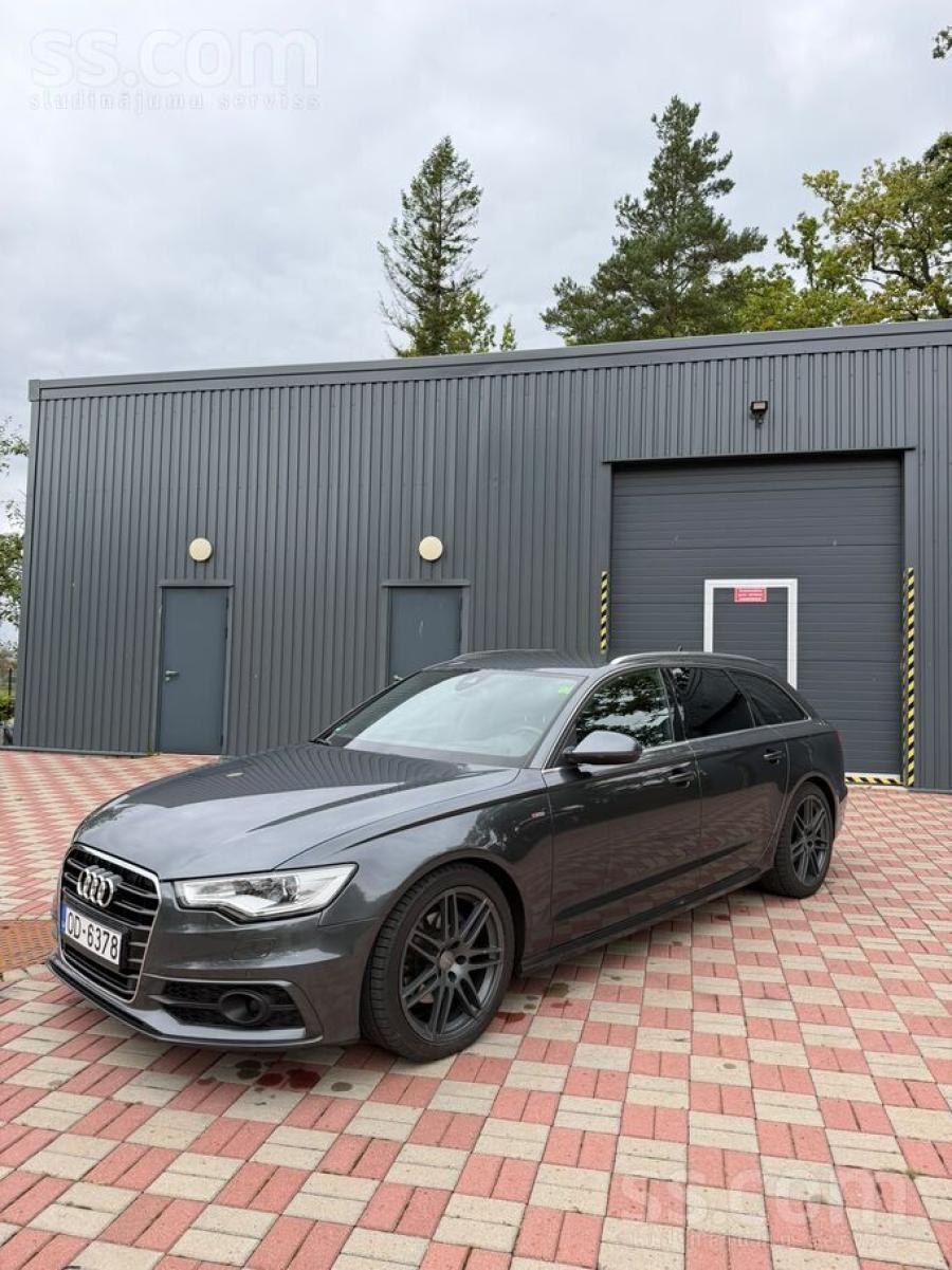 Grey Audi A6 2014 in Riga, with an engine capacity of 3.00 L and mileage of 395 thousand km for 12999 €, photo 5 on AUTOMOTO.COM.LV