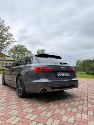 Grey Audi A6 2014 in Riga, with an engine capacity of 3.00 L and mileage of 395 thousand km for 12999 €, photo 6 on AUTOMOTO.COM.LV