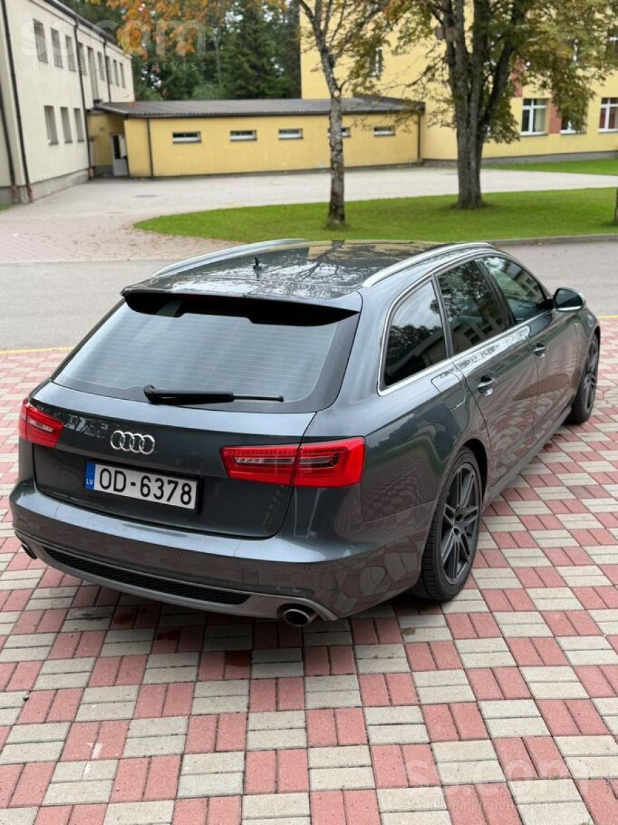 Grey Audi A6 2014 in Riga, with an engine capacity of 3.00 L and mileage of 395 thousand km for 12999 €, photo 7 on AUTOMOTO.COM.LV