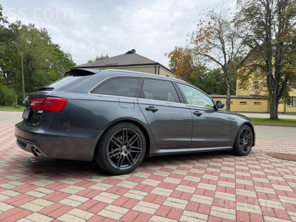 Grey Audi A6 2014 in Riga, with an engine capacity of 3.00 L and mileage of 395 thousand km for 12999 €, photo 8 on AUTOMOTO.COM.LV
