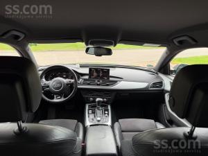 Grey Audi A6 2014 in Riga, with an engine capacity of 3.00 L and mileage of 395 thousand km for 12999 €, photo 10 on AUTOMOTO.COM.LV