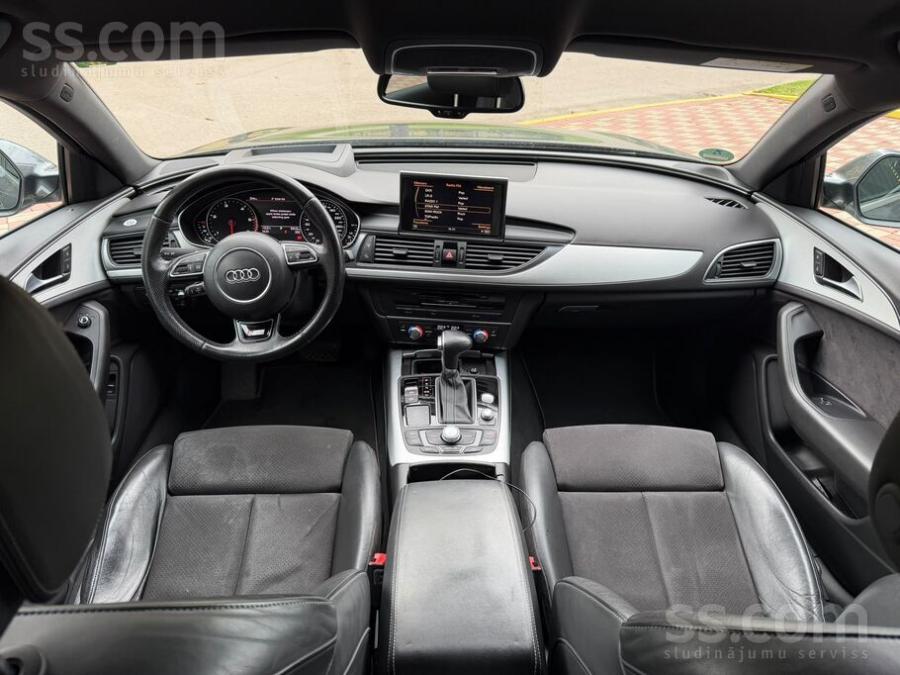 Grey Audi A6 2014 in Riga, with an engine capacity of 3.00 L and mileage of 395 thousand km for 12999 €, photo 12 on AUTOMOTO.COM.LV