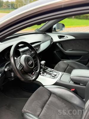 Grey Audi A6 2014 in Riga, with an engine capacity of 3.00 L and mileage of 395 thousand km for 12999 €, photo 15 on AUTOMOTO.COM.LV