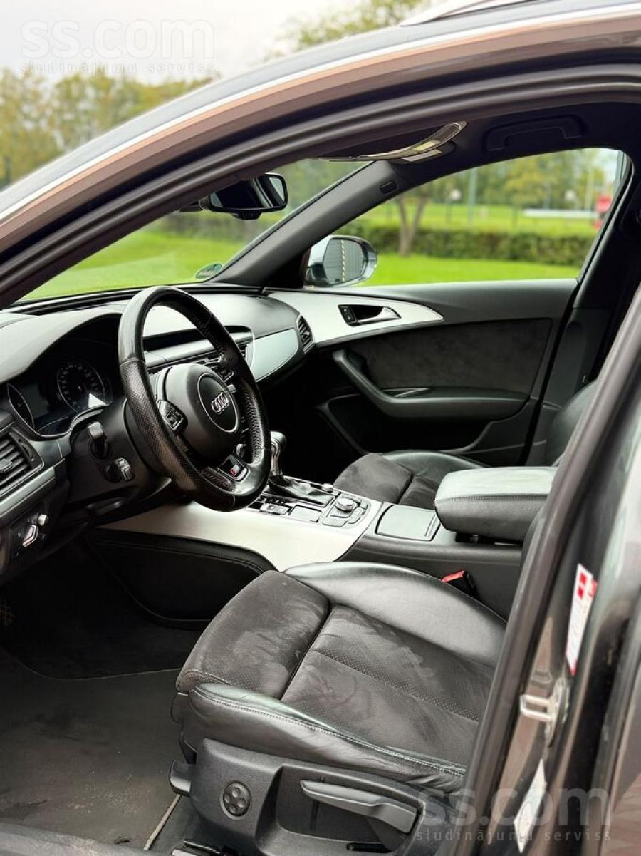 Grey Audi A6 2014 in Riga, with an engine capacity of 3.00 L and mileage of 395 thousand km for 12999 €, photo 16 on AUTOMOTO.COM.LV
